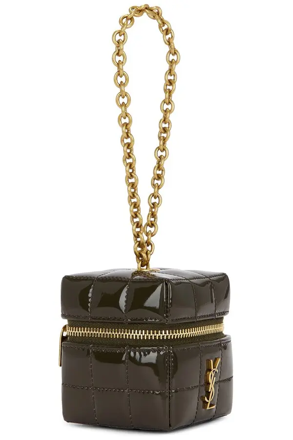 Saint Laurent Cube Bag - Vineyard Green | Editorialist